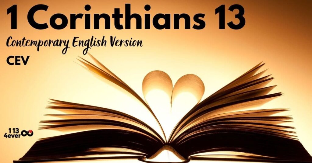 1 Corinthians 13 - Contemporary English Version (CEV) - 1 13 4ever
