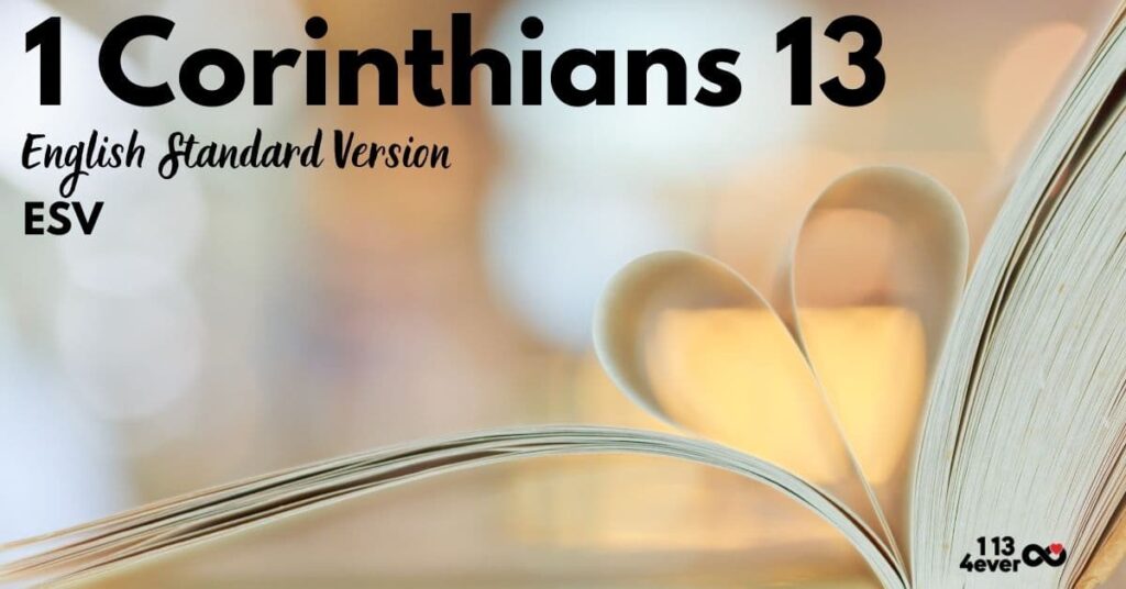 1 Corinthians 13 - English Standard Version (ESV) - 1 13 4ever